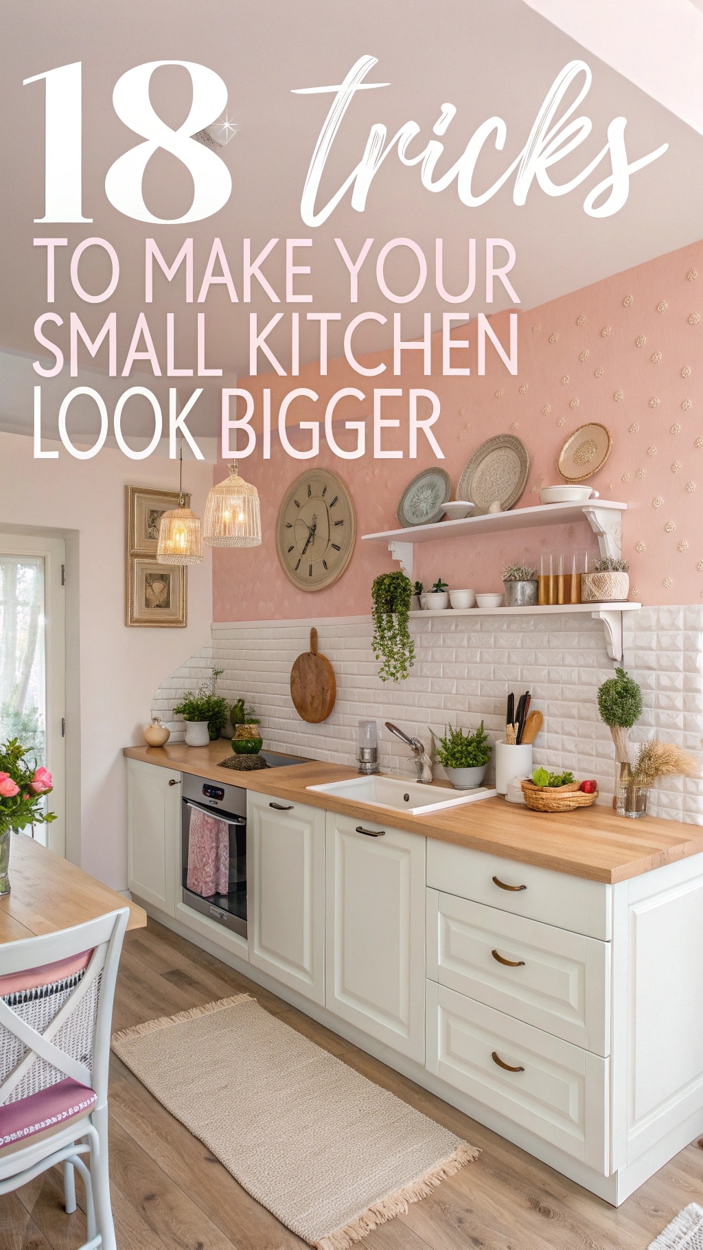 18 Tricks to Make Your Small Kitchen Look Bigger - modernvibehome.com