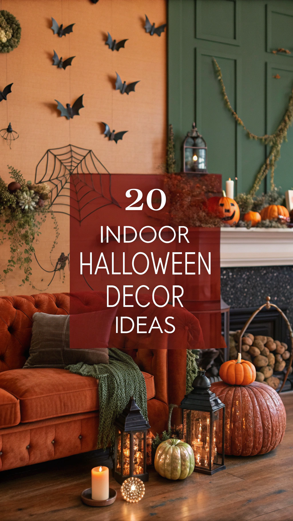 20 Indoor Halloween Decor Ideas - modernvibehome.com